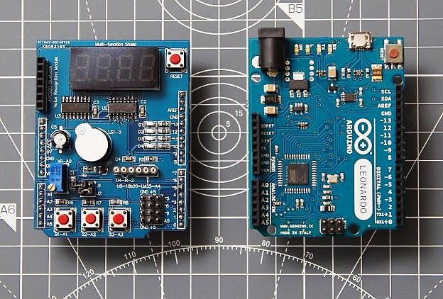 Arduino And Multi Function Shield Cohesive Computing