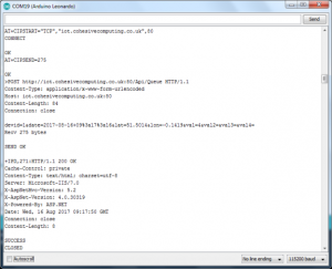 Arduino IoT Client Debugging Enabled - Cohesive Computing