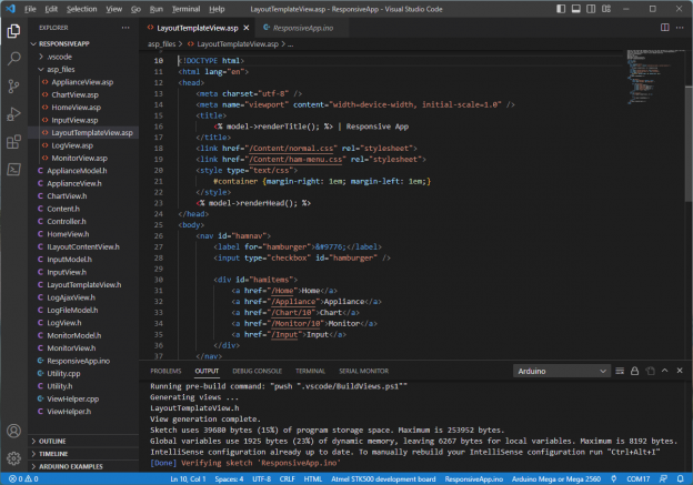 Arduino Web Development : Pushing the Limits
